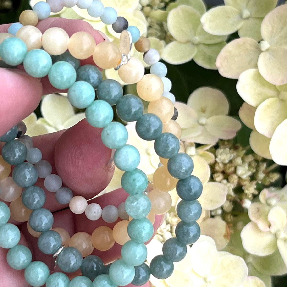 Lucky Stone bracelet - light blue jade | TuaMea Jewelry